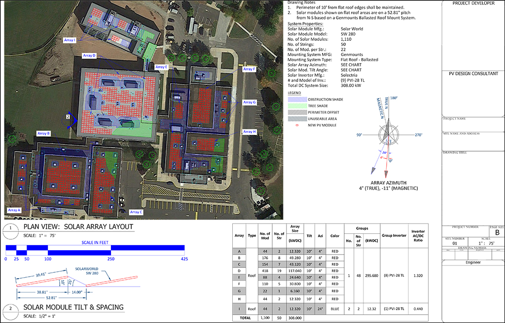 Solar Permit Drawing | Solar PV Design Services - Pentadesk