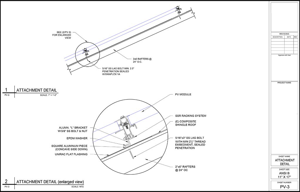 Solar Permit Drawing | Solar PV Design Services - Pentadesk