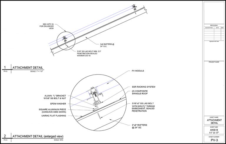 Solar Permit Drawing | Solar PV Design Services - Pentadesk