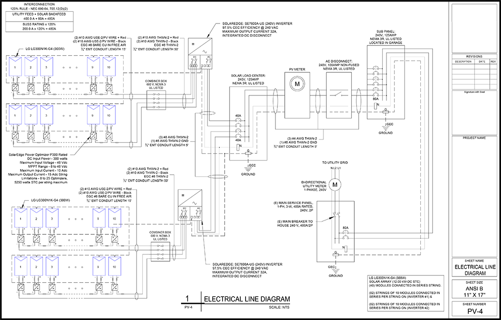 Solar Permit Drawing | Solar PV Design Services - Pentadesk